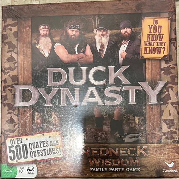 Cardinal | Games | Duck Dynasty Redneck Wisdom Board Game | Poshmark